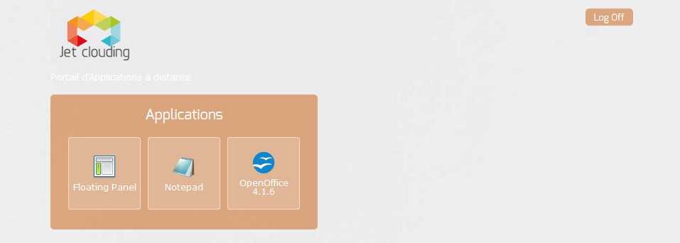 Portail d’Applications Web – JetClouding