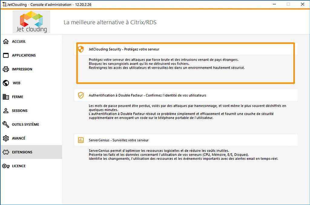 Sécurisez votre serveur Jet Clouding – JetClouding