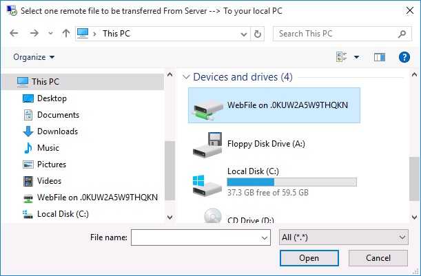 Client Html5: Transfert de fichiers – JetClouding
